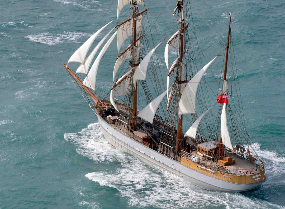 Naviguer - Le Français, 3 mâts barque